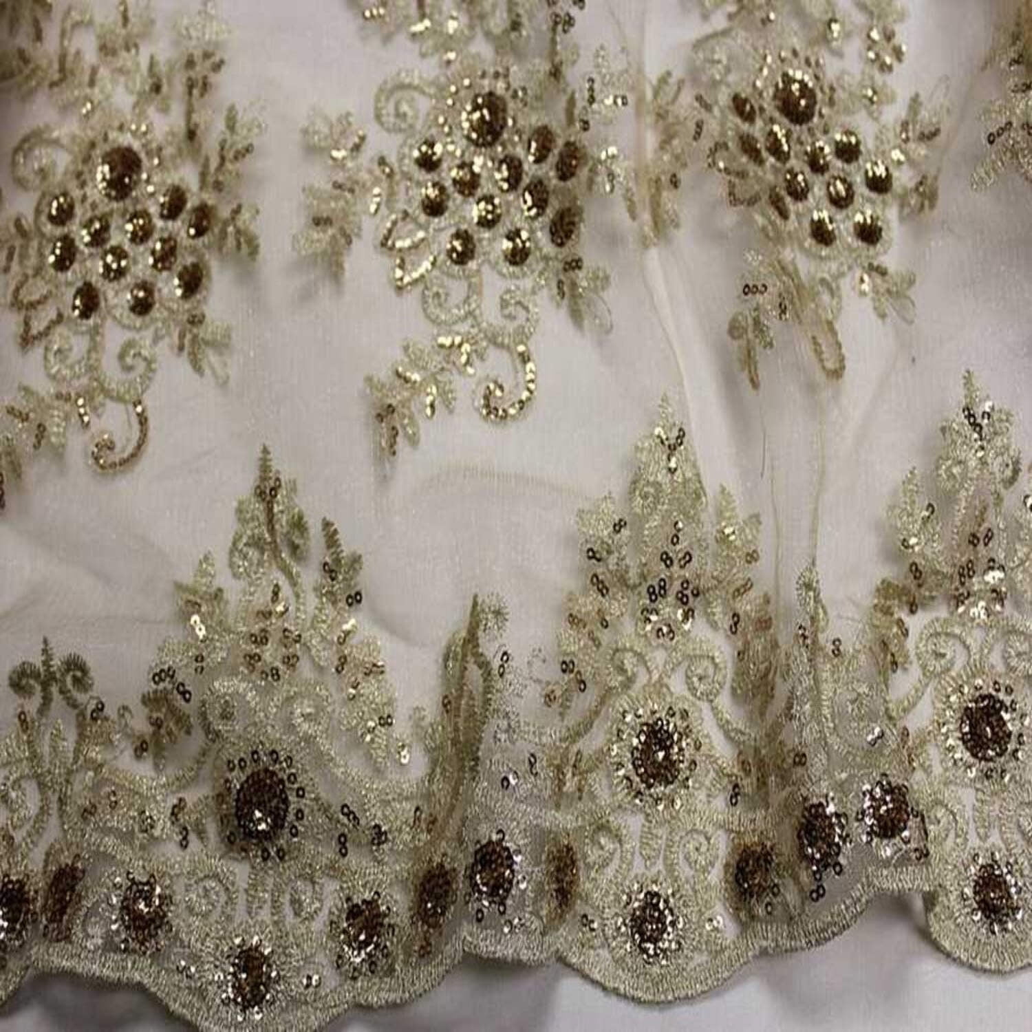Bristol Glitter Sequin Embroidered Lace Fabric. 54 Inch in Width | Home ...