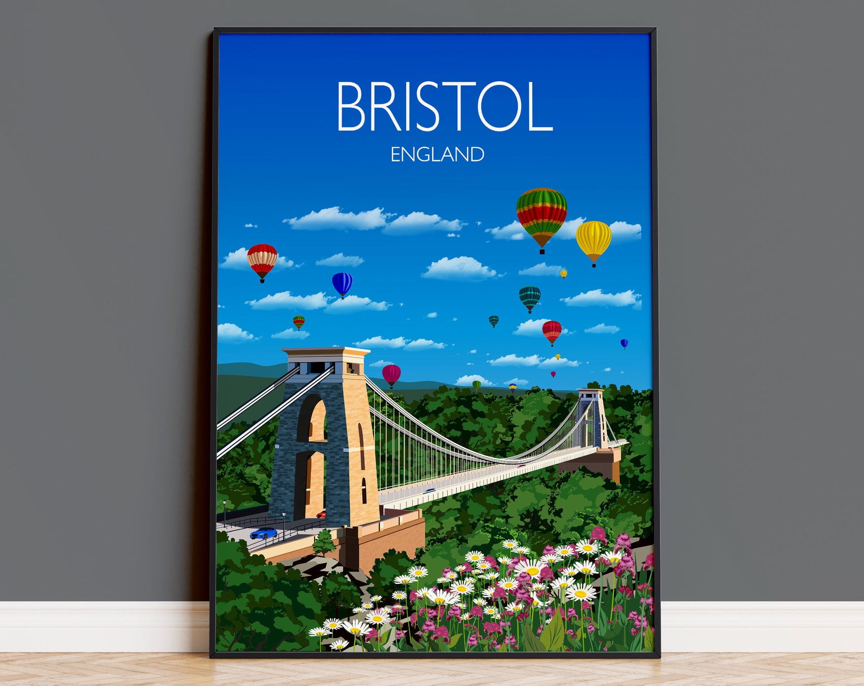Bristol Travel Print, Bristol Poster, Bristol, England, UK Travel ...