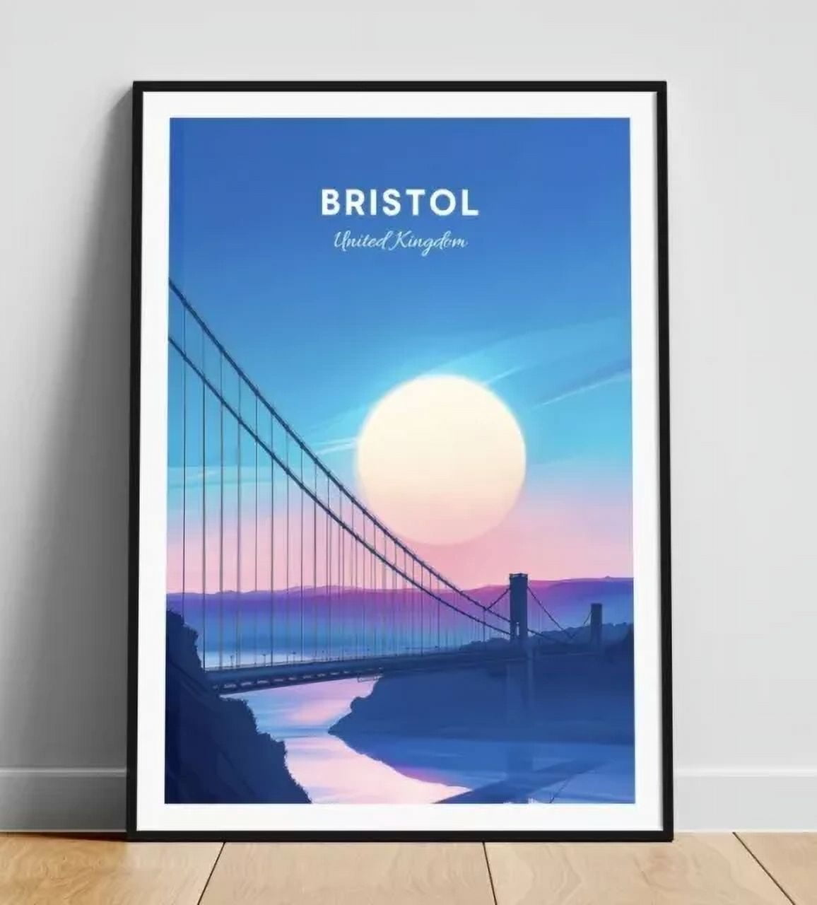 Bristol Travel Print - United Kingdom Wall Art Bristol Poster Uk Poster ...