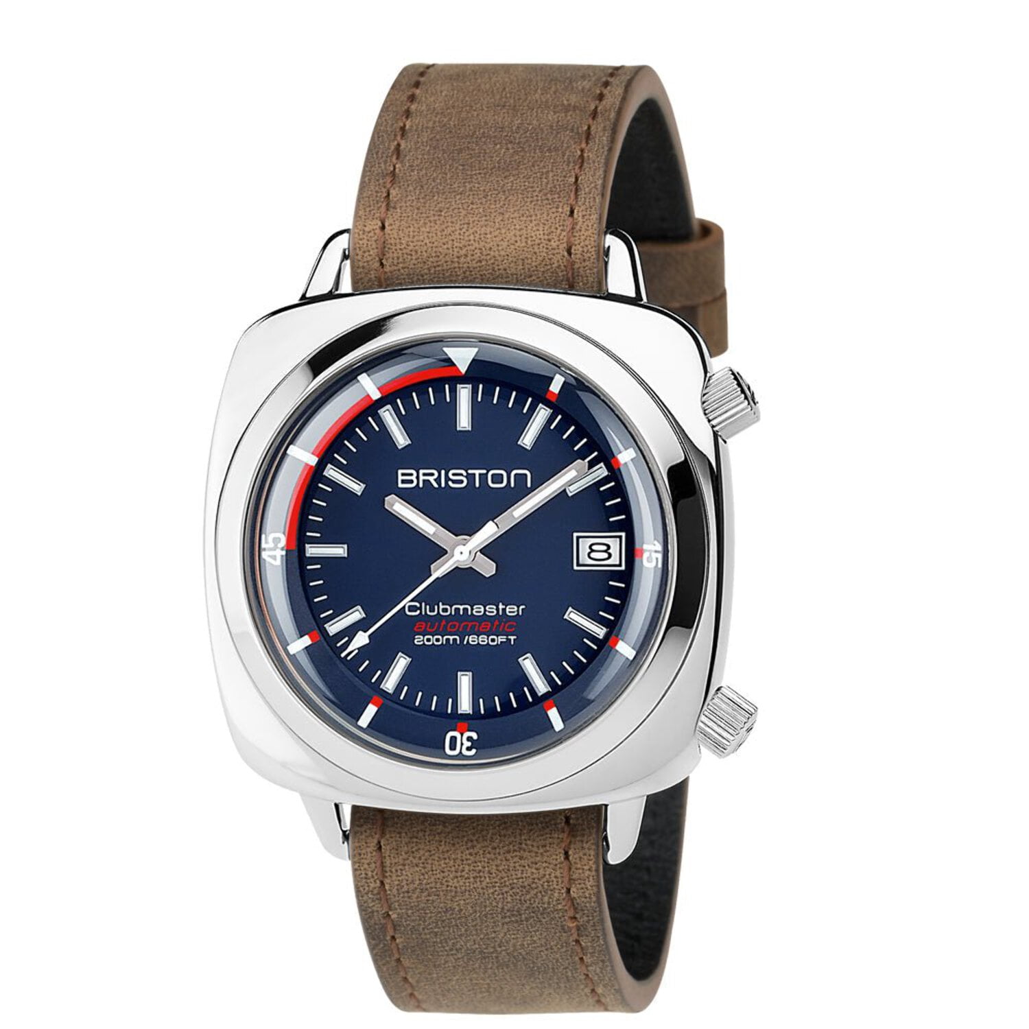 Briston Clubmaster Diver Automatic Steel Blue - Walmart.com
