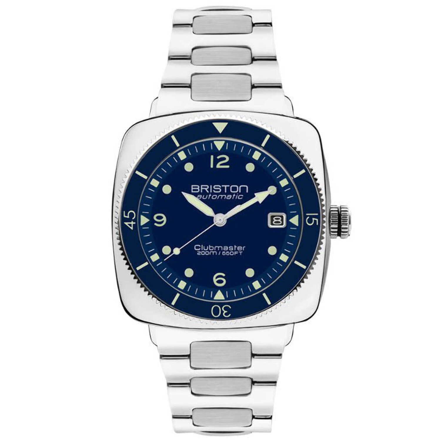 Briston Clubmaster Legend Automatic Diver Navy Blue SS - Walmart.com