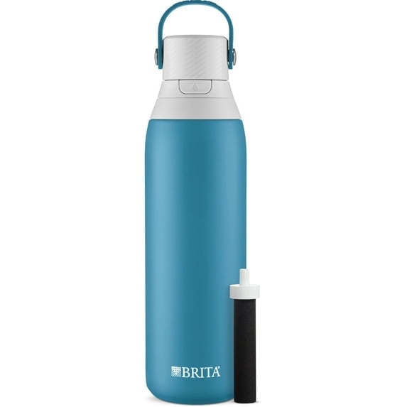 Brita 20 oz Blue Jay Premium Stainless Steel Leak Proof Filtered ...