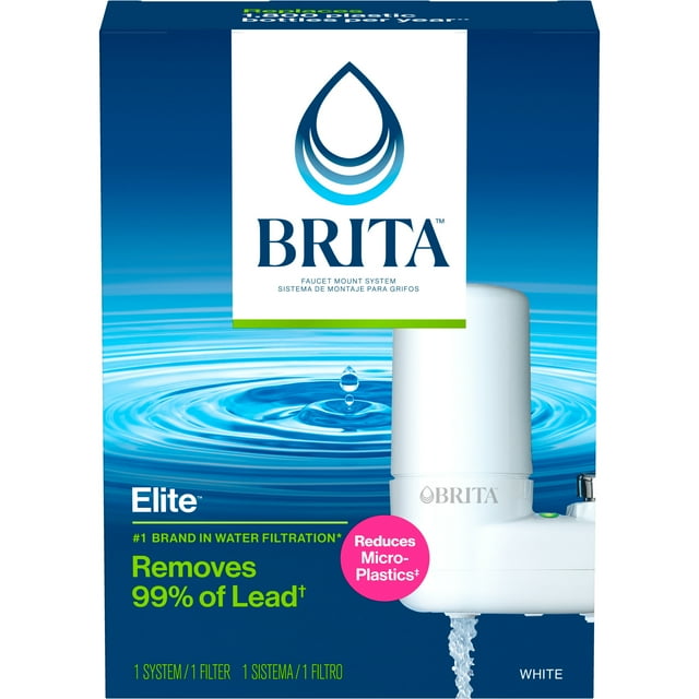 Brita Basic Faucet Mount System, Water Filter Reduces Lead and Chlorine, White - Walmart.com