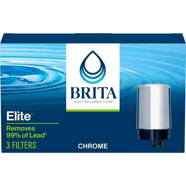 Brita Elite Faucet Mount System Replacement Filter, Reduces Lead, Made ...