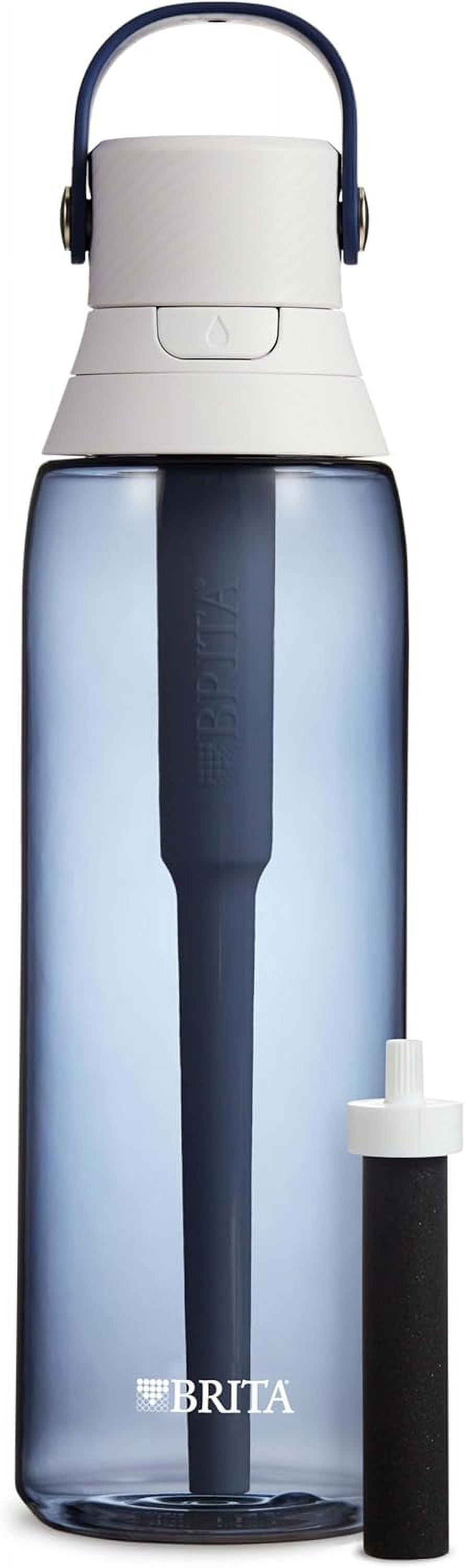 Brita Hard-Sided Plastic Premium Filtering Water Bottle, BPA-Free ...