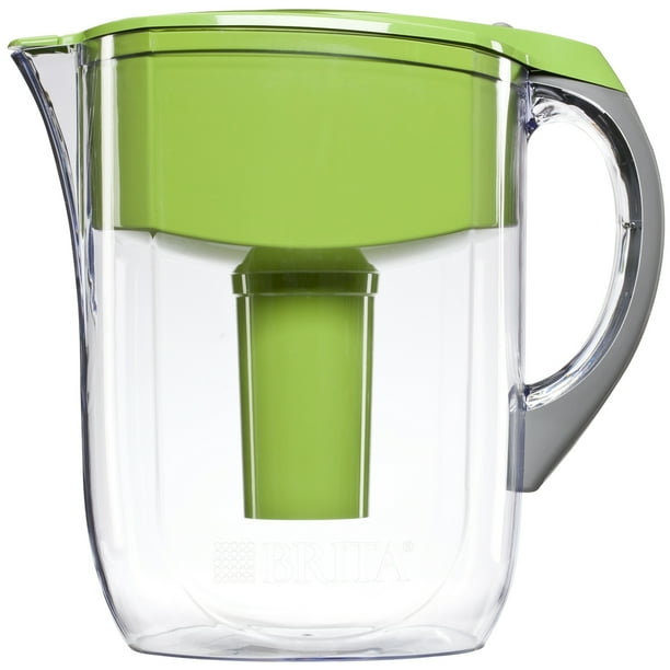 Brita Large 10 Cup Grand Water Pitcher with Filter - BPA Free - Green ...