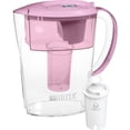 Brita Small 6 Cup Purple Denali Water Filter Pitcher with 1 Brita ...