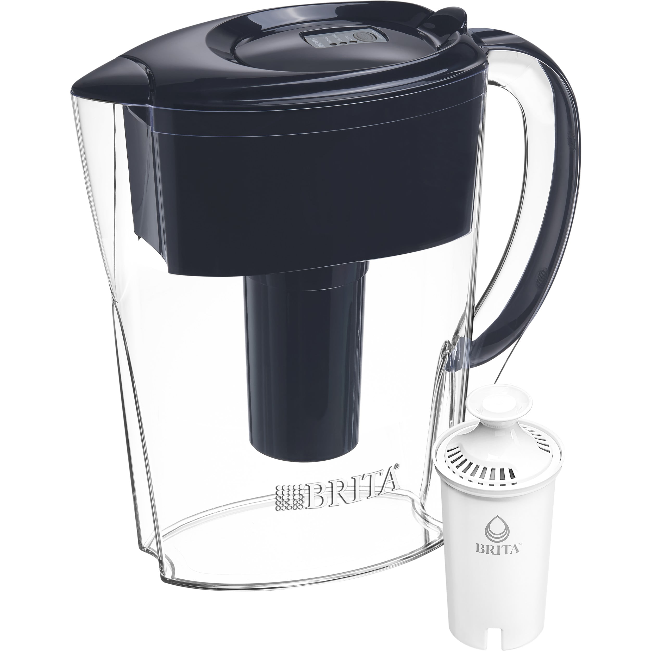 BRITA Small 6 Cup Slim Water Filter Pitcher, Purifying Tap Water, Space ...