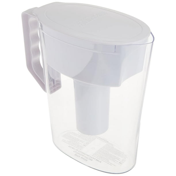 Brita Slim Water Pitcher with 1 Filter, White, 5 Cup - Walmart Business ...