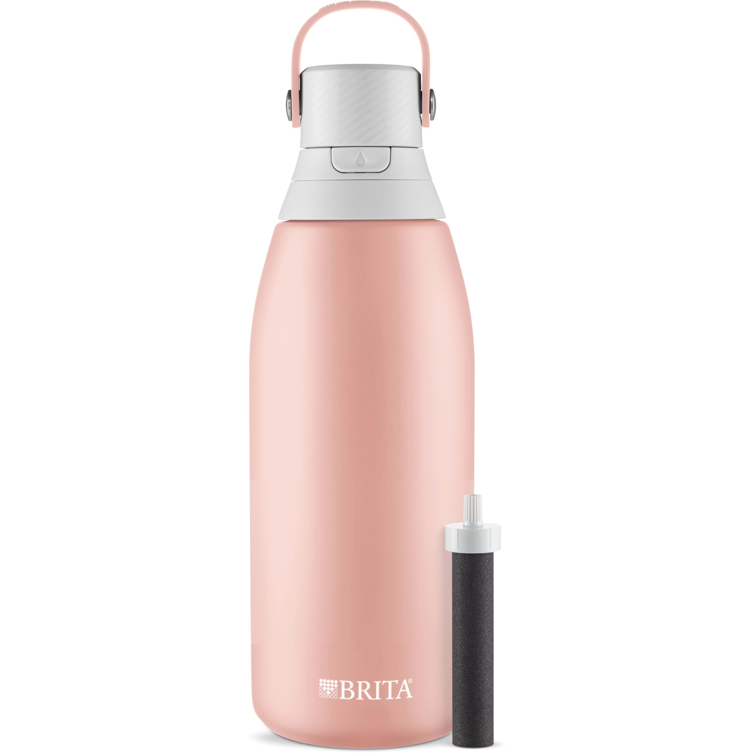 Brita Stainless Steel Premium Filtering Water Bottle, BPA-Free ...