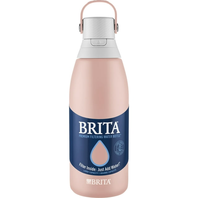 Brita? Stainless Steel Water Bottle with Filter, 32 Ounce Premium ...