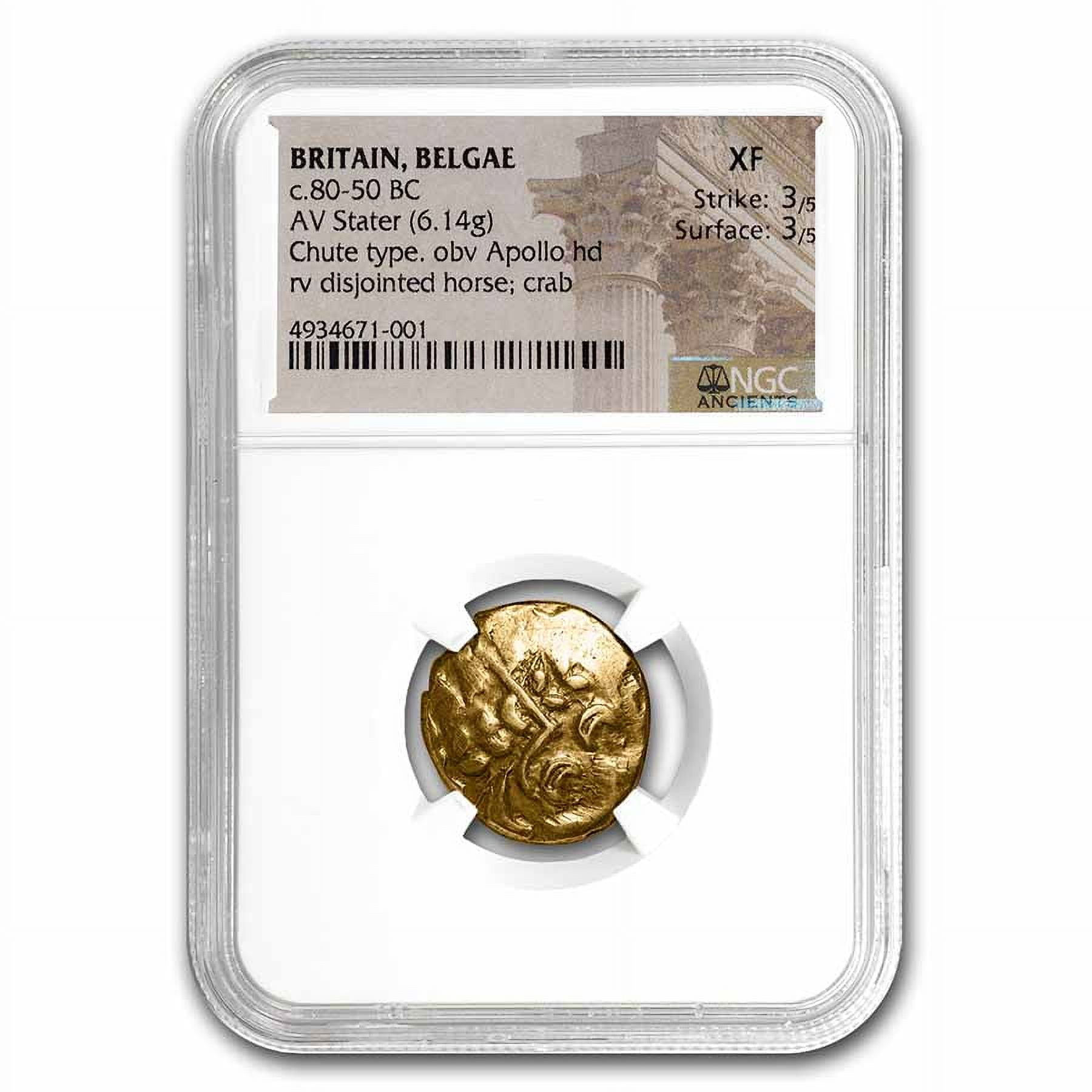 Britain, Belgae Gold Stater (80-50 BC) XF NGC - Walmart.com