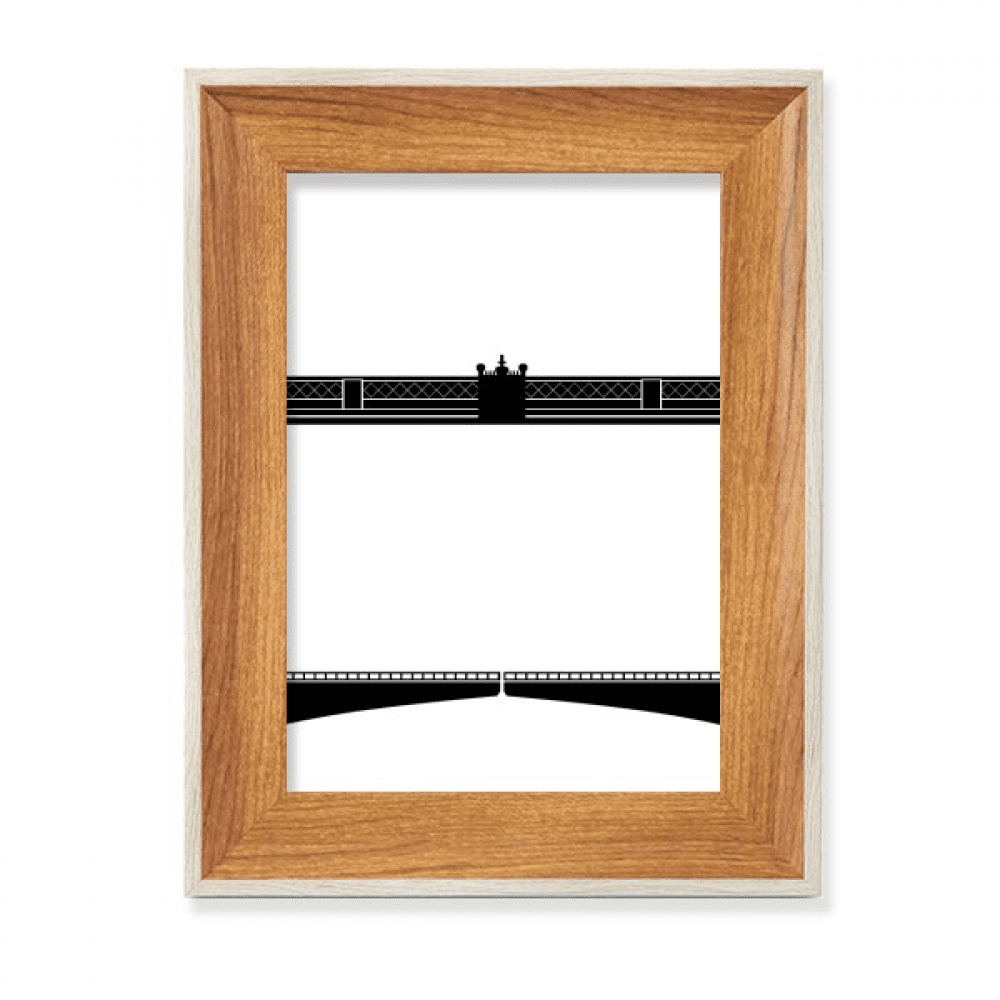 Britain London Tower Bridge Outline UK Desktop Wooden Photo Frame ...