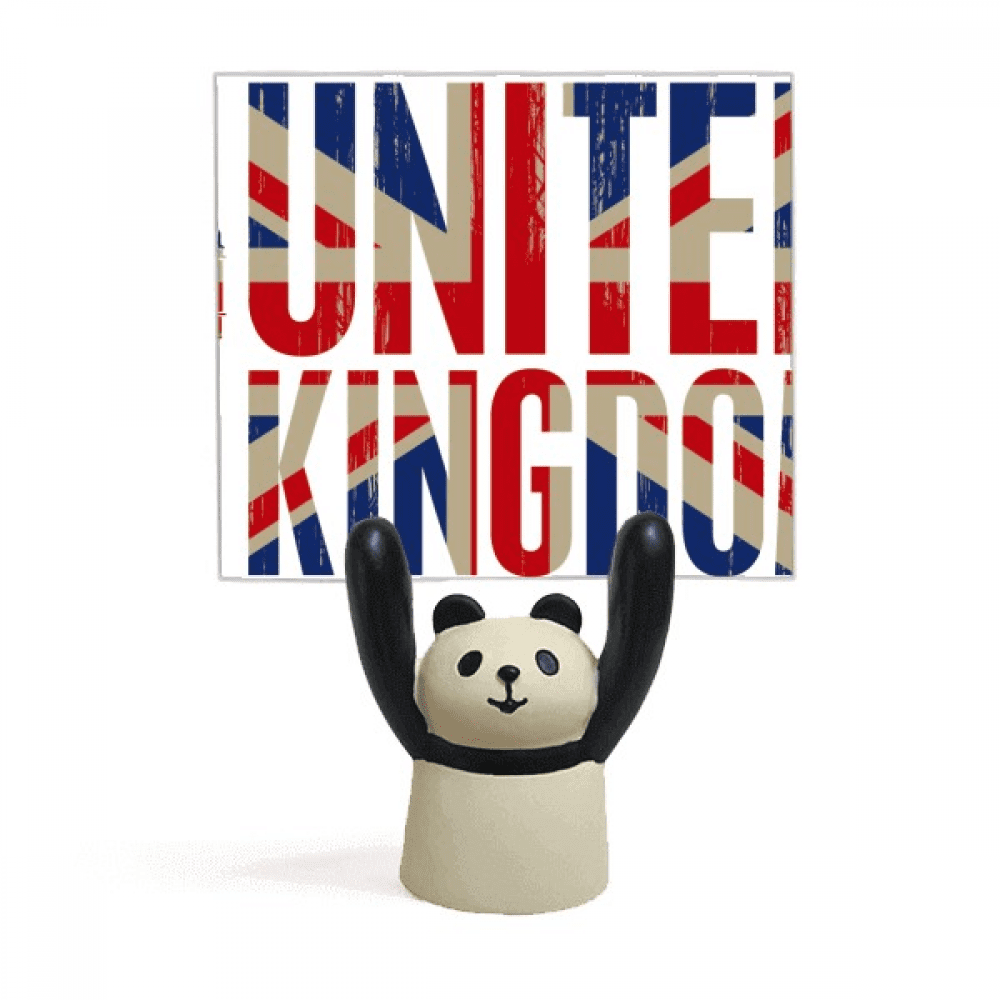 Britain UK Flag Big Ben Union Jack Memo Holder Cartoon Animal Panda ...