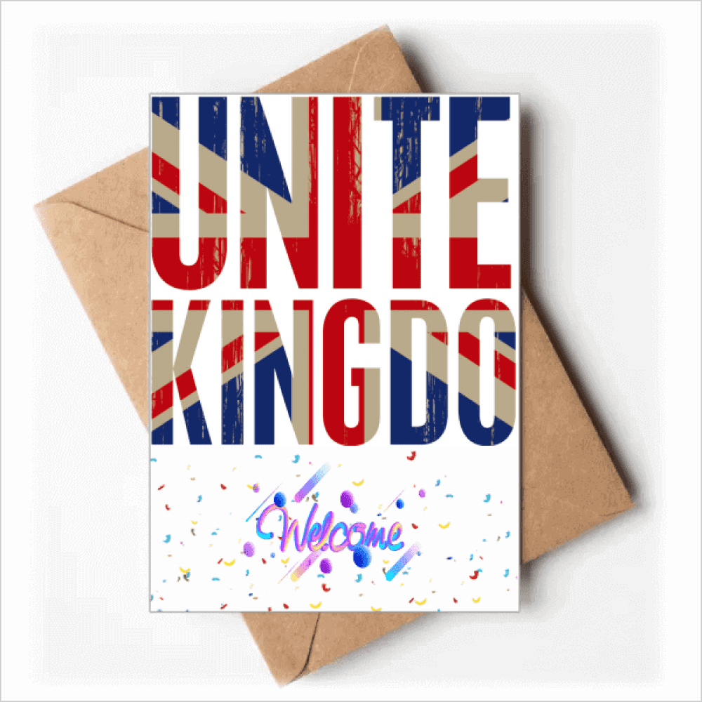 Britain UK Flag Big Ben Union Jack Welcome Back Greeting Cards ...