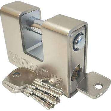 H&S 5 Keys 60mm Heavy Duty Warehouse Container Garage Shutter Padlock ...