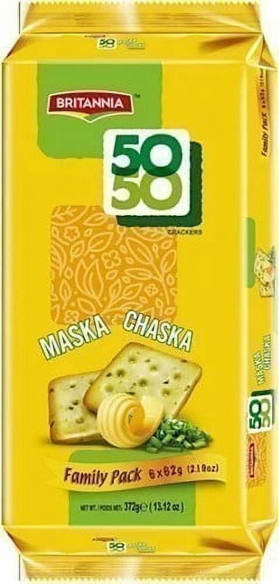 Britannia 50-50 Maska Chaska - Family Pack 13.12 oz pack - Walmart.com