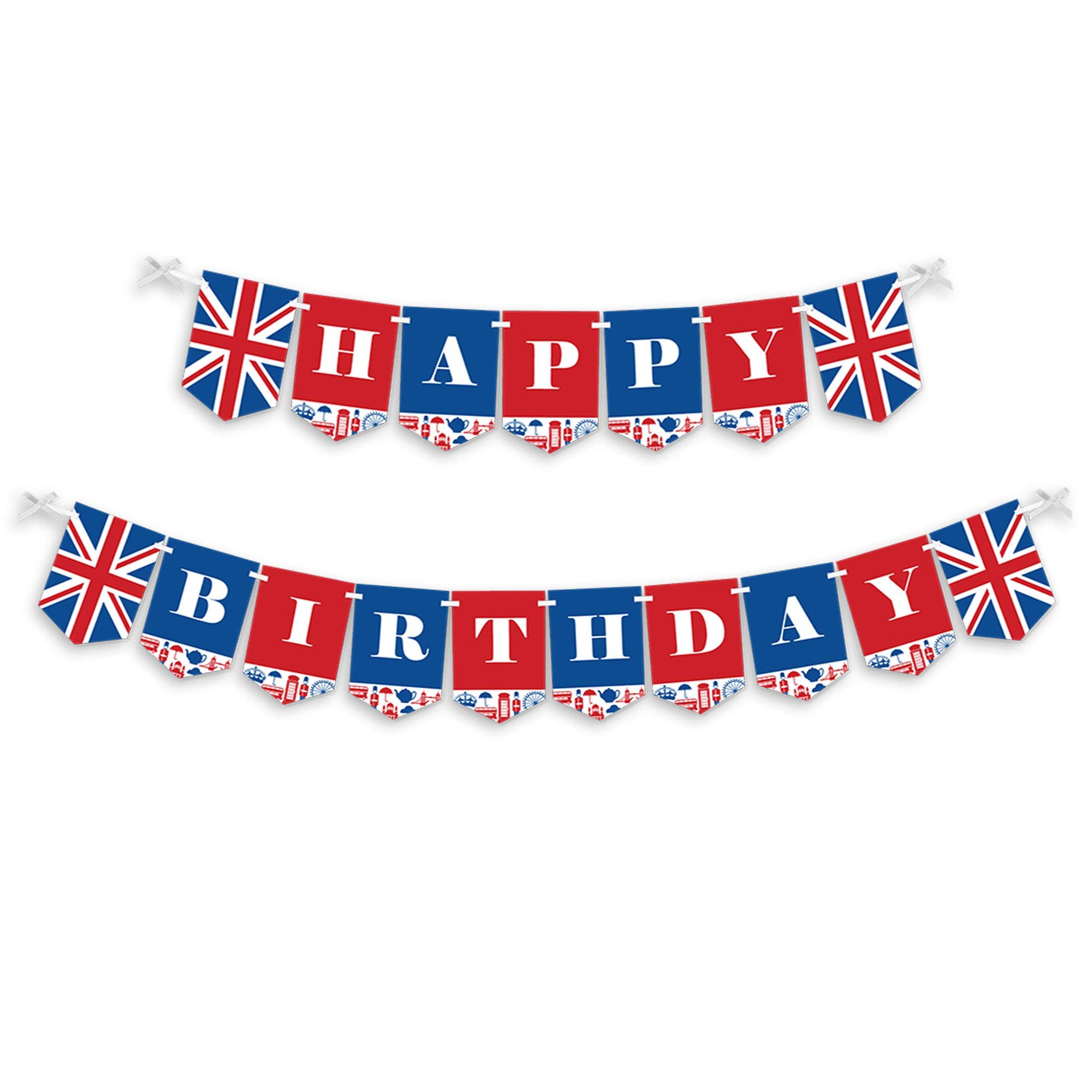 Britannia Bliss Birthday Bunting - Celebrate in Style with this London ...