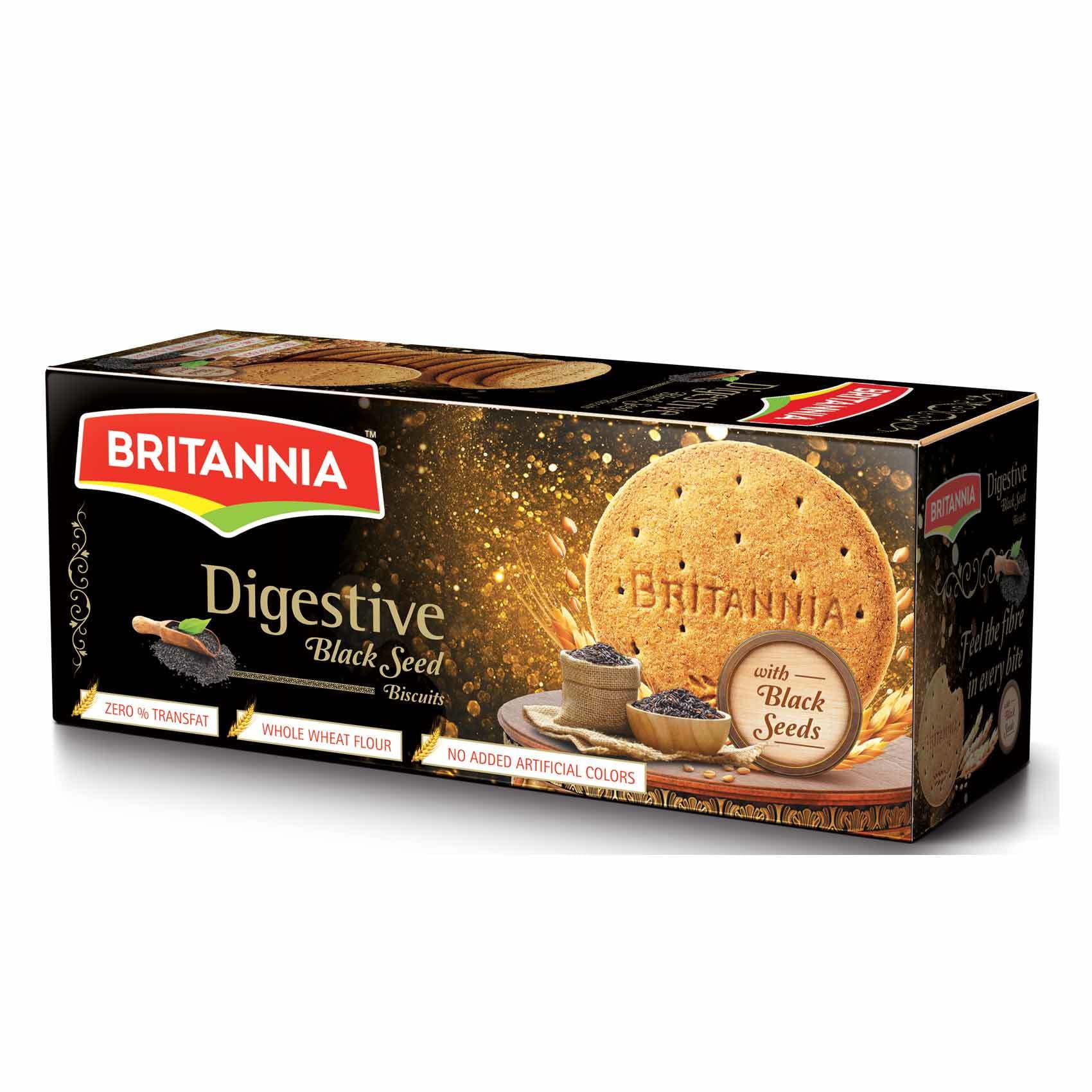 Britannia Digestive Black Seed Biscuits 350 gms - Walmart.com