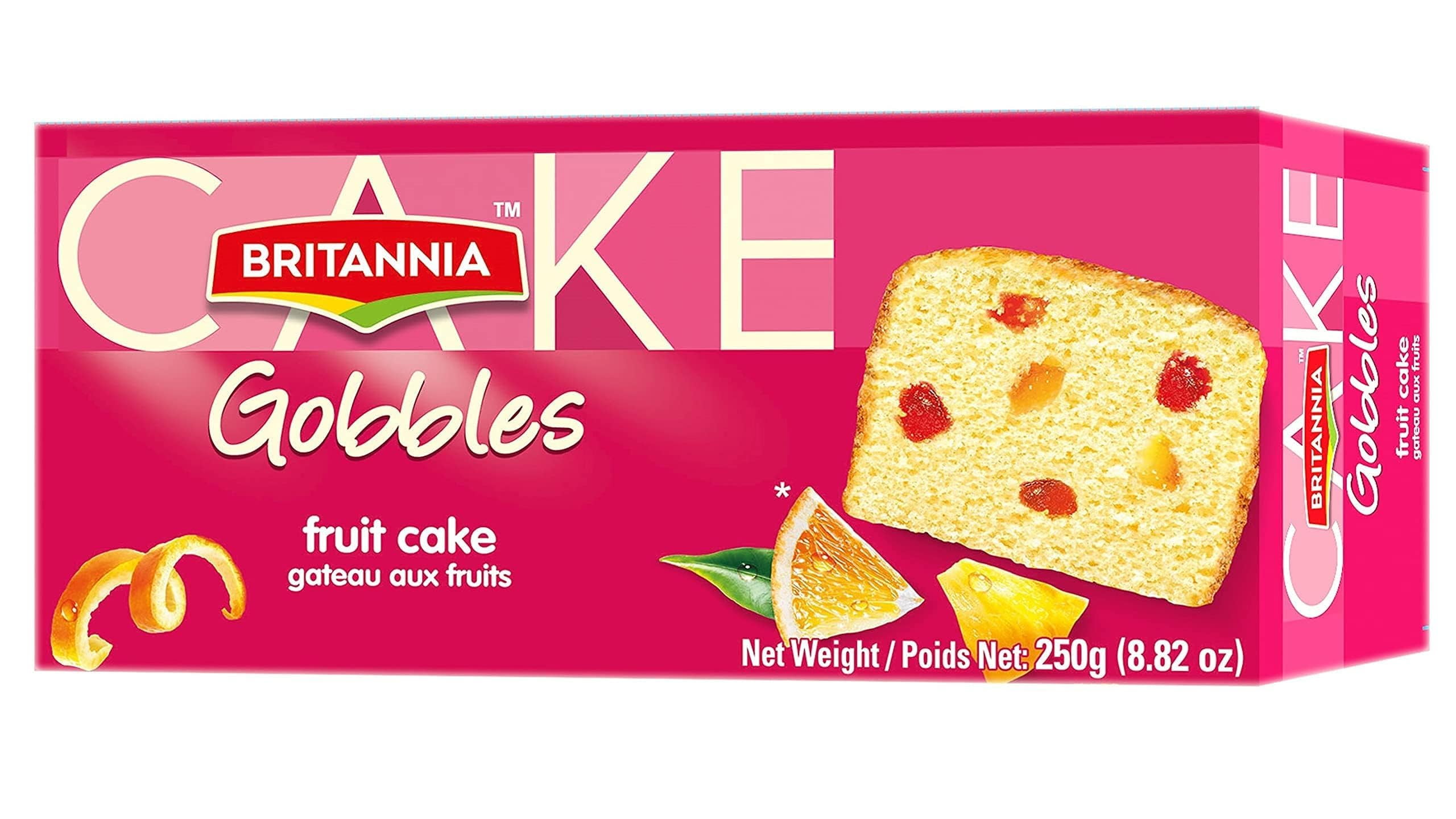 BRITANNIA FRUIT CAKE 250 GM - Walmart.com