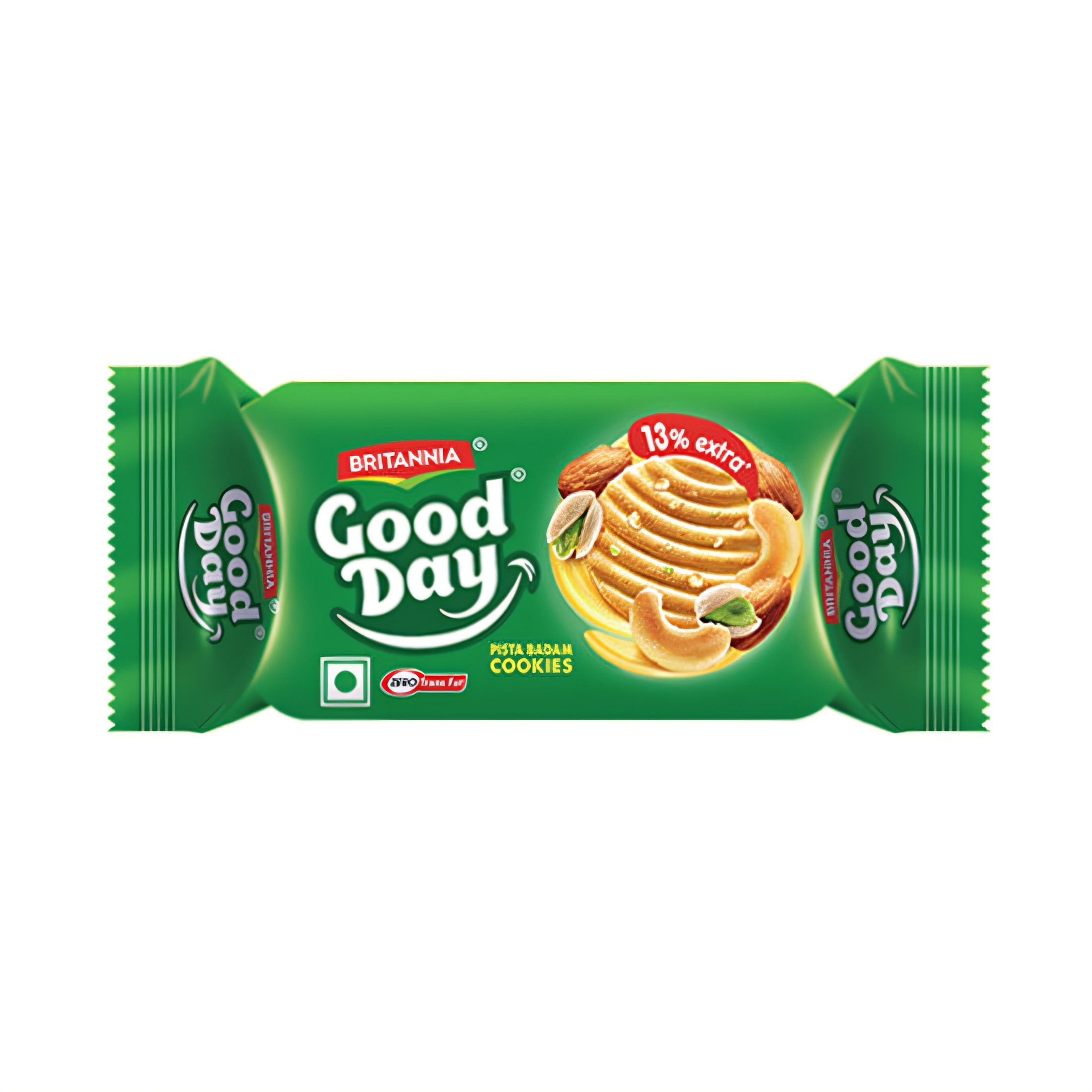 Britannia Good Day Pista Almond 75 g - Walmart.com
