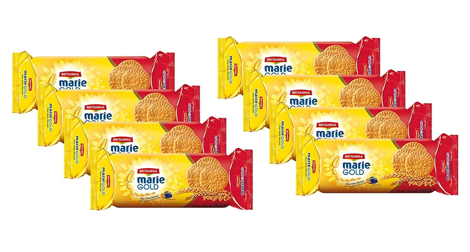 Britannia Marie Gold Cookies 5.3oz 150g - Biscuits India | Ubuy