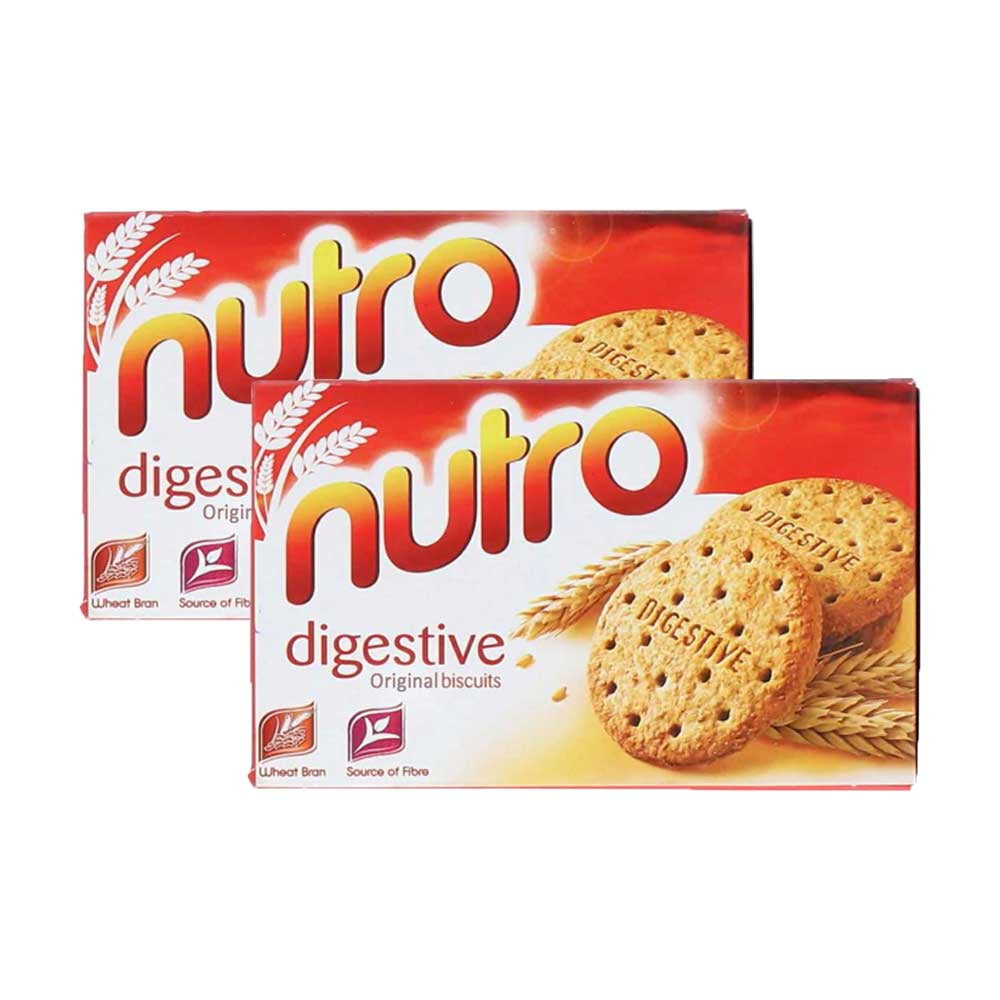Britannia Nutro Digestive Original Biscuits 7.93oz (225g) - Whole Wheat ...