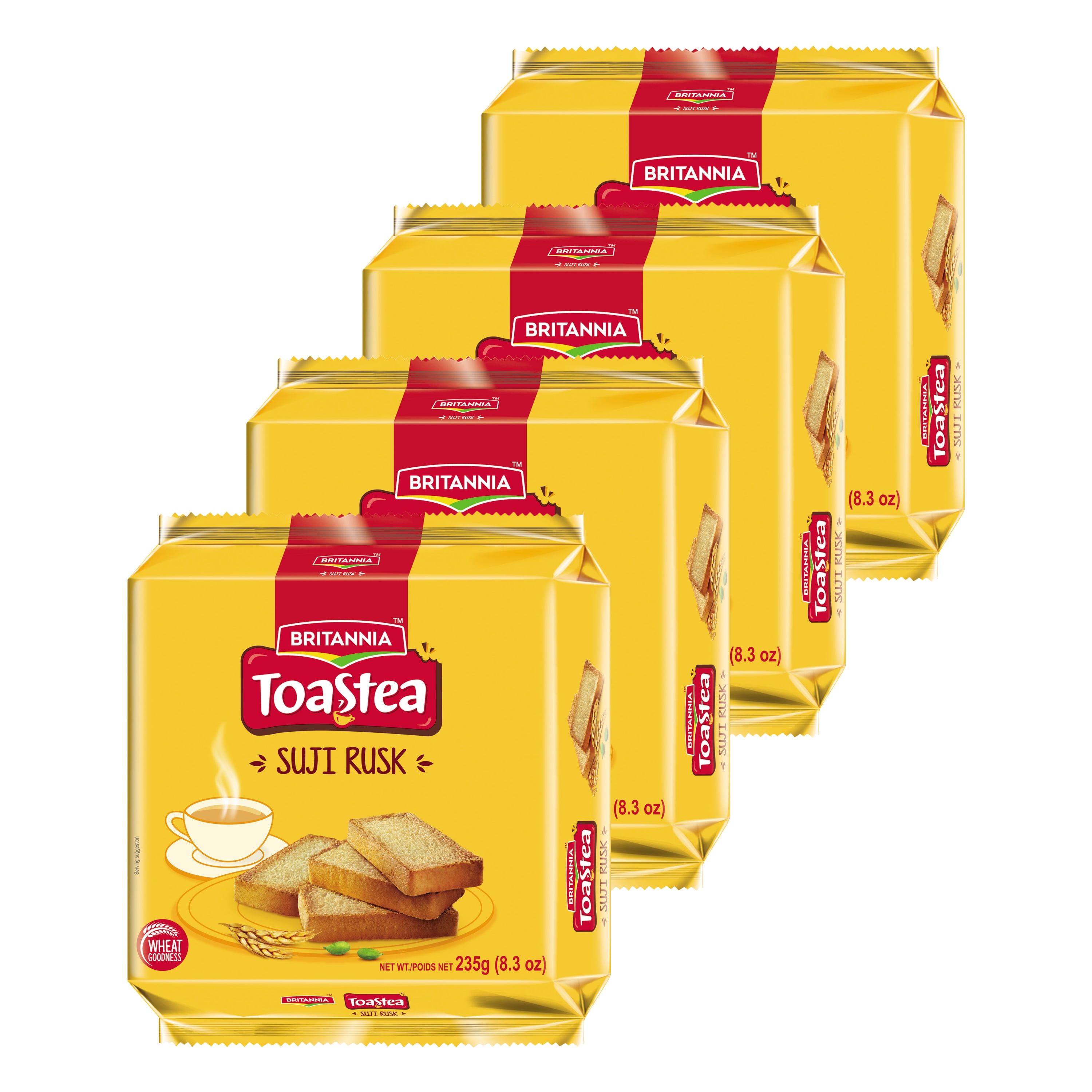 Britannia Toastea Suji Rusk 8.28oz (235g) - Biscotte De Semoule ...