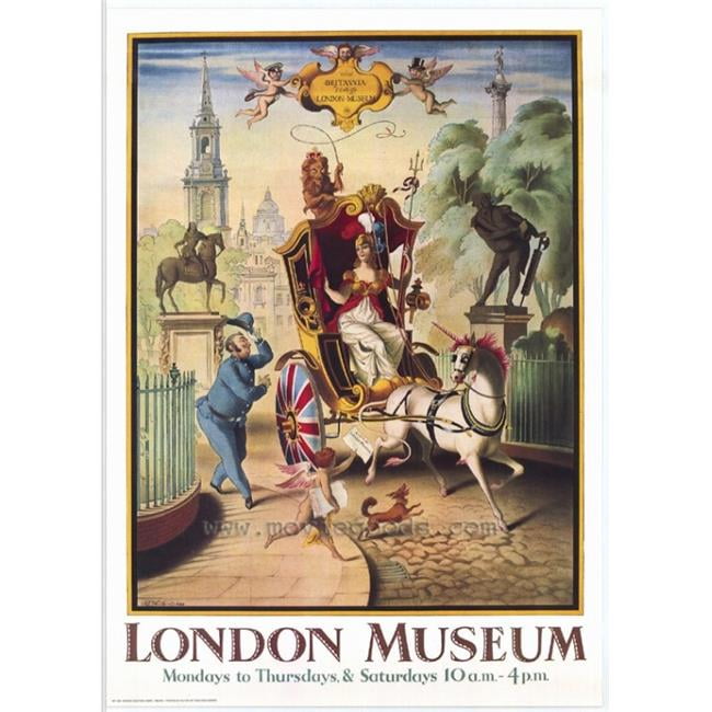 Britannia Visits the London Museum Movie Poster 27 x 40 in. - Walmart.com