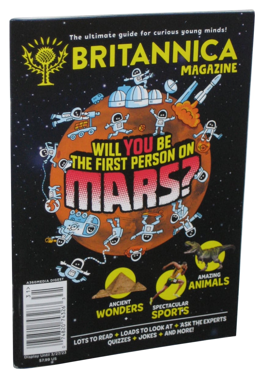 Britannica Will You Be The First Person To Mars (2023) Magazine Book ...