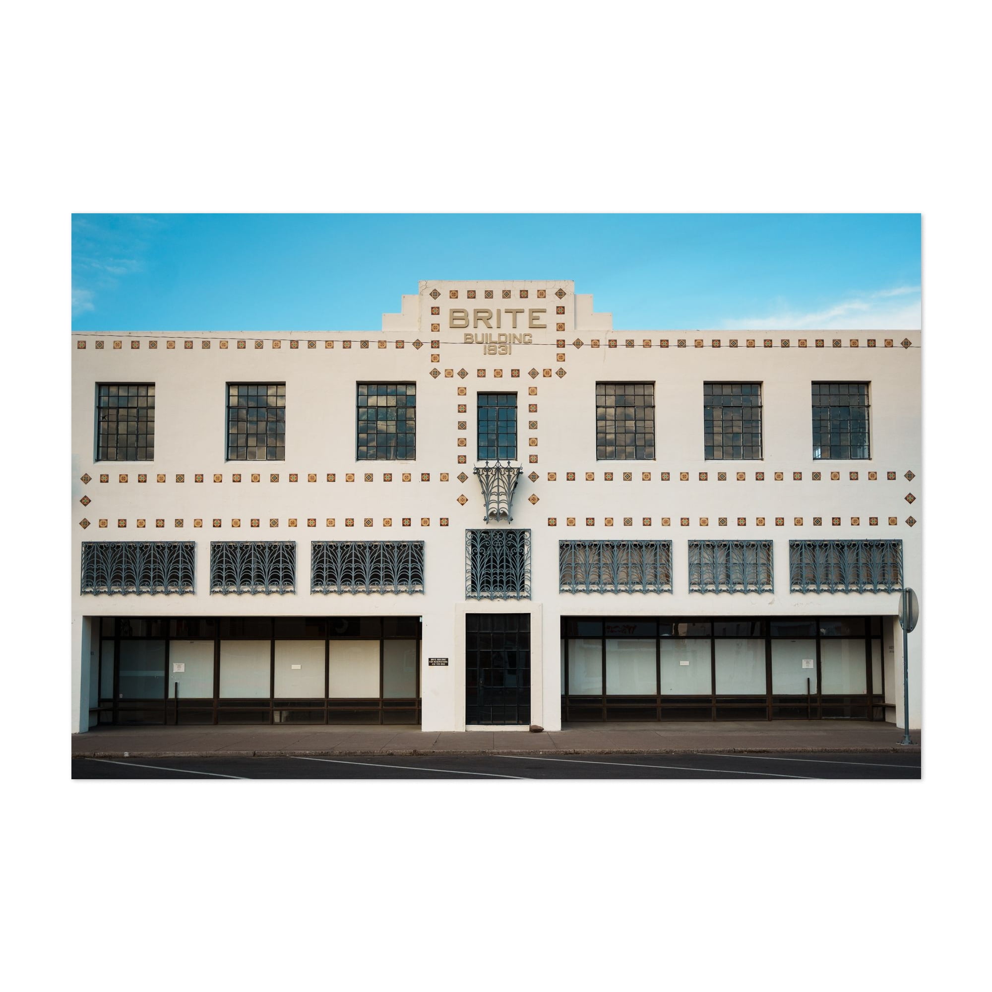 Brite Building, Marfa - Marfa Texas Photography Art Deco Architecture ...