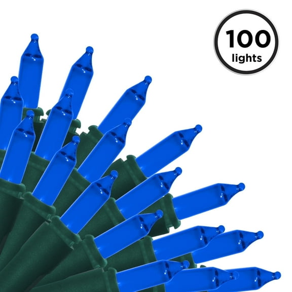 YJYASX-100 Count Mini String Christmas Lights, Red - 22 feet Indoor ...