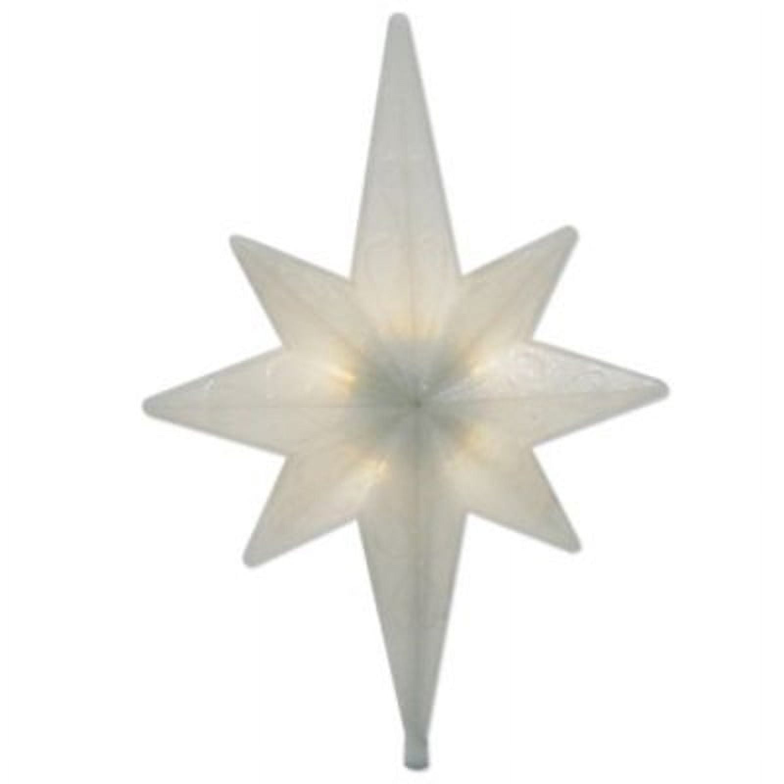 Brite Star LED Lighted Winter Frost Bethlehem Star Christmas Tree ...