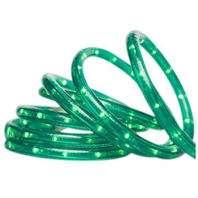 Brite Star 18 Foot Green Rope Light Clear - Connectable for Indoor and ...