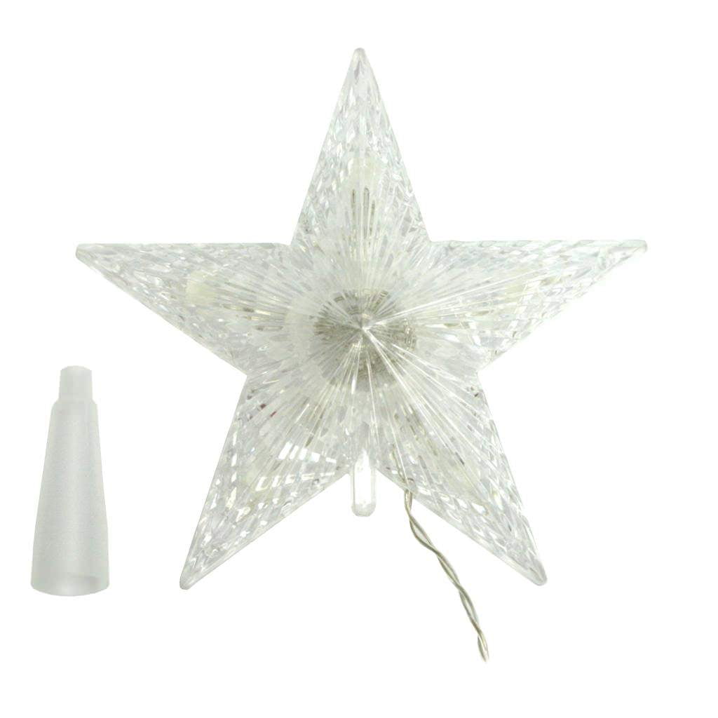 Brite Star 25180 - 8.25" Battery Operated Crystal White LED Lighted ...