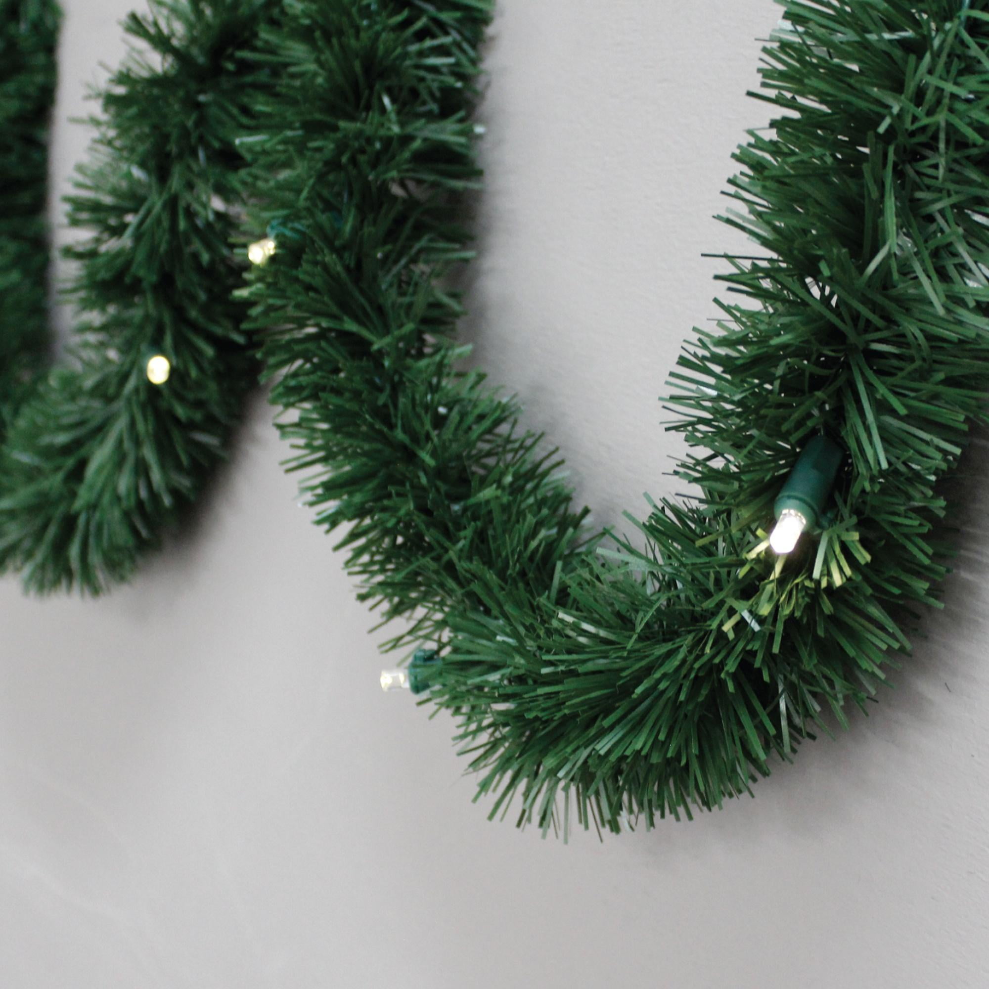 Brite Star Battery Operated 18-foot 35lt Micro Mini LED Lighted Garland ...