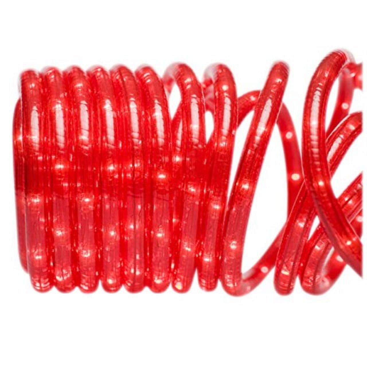 Brite Star 18ft Indoor/Outdoor Red Rope Light for Christmas & Balcony ...