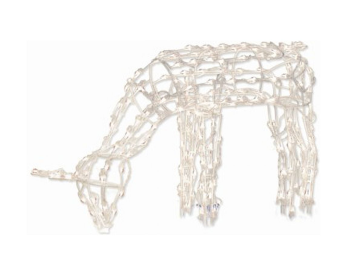Brite Star LED Winter Frosted Feeding Doe Outdoor Christmas Decoration ...