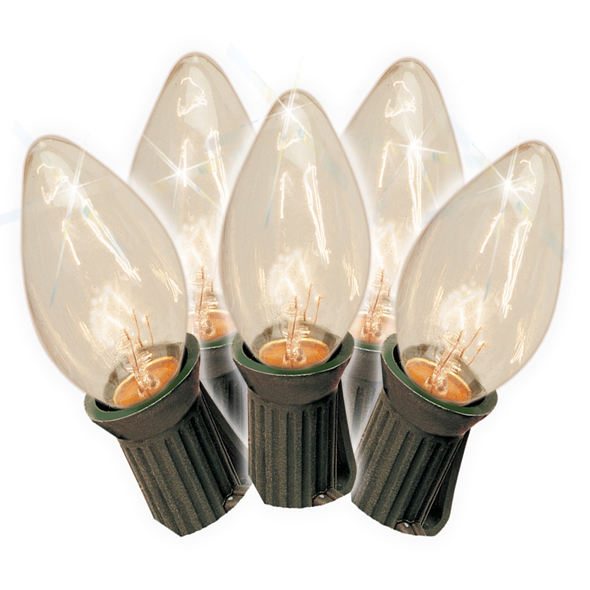 Brite Star Vintage Christmas String Lights Clear C9 25 Feet - Old ...