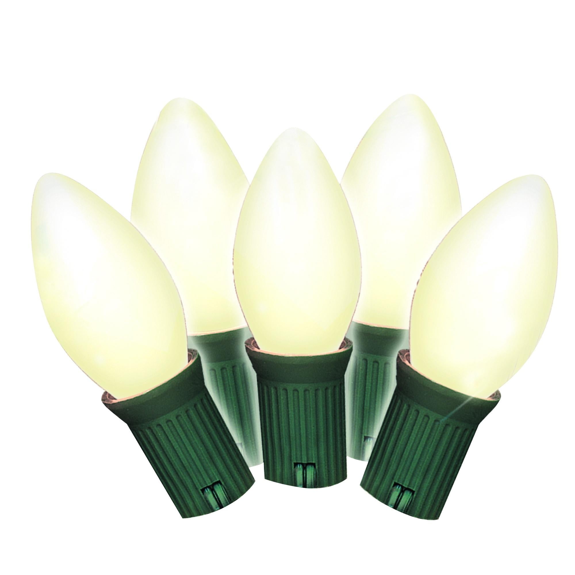 Brite Star Vintage Christmas String Lights Frosted C7 25 Feet - Old ...