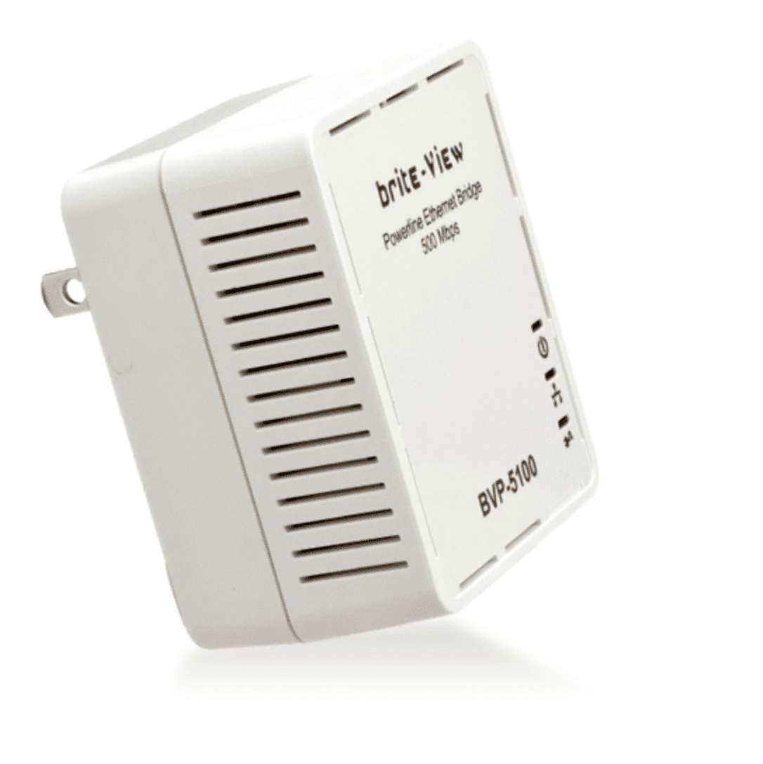Brite-View BVP-5100 Bridge Mini 500 Mbps Powerline Ethernet Adapter ...