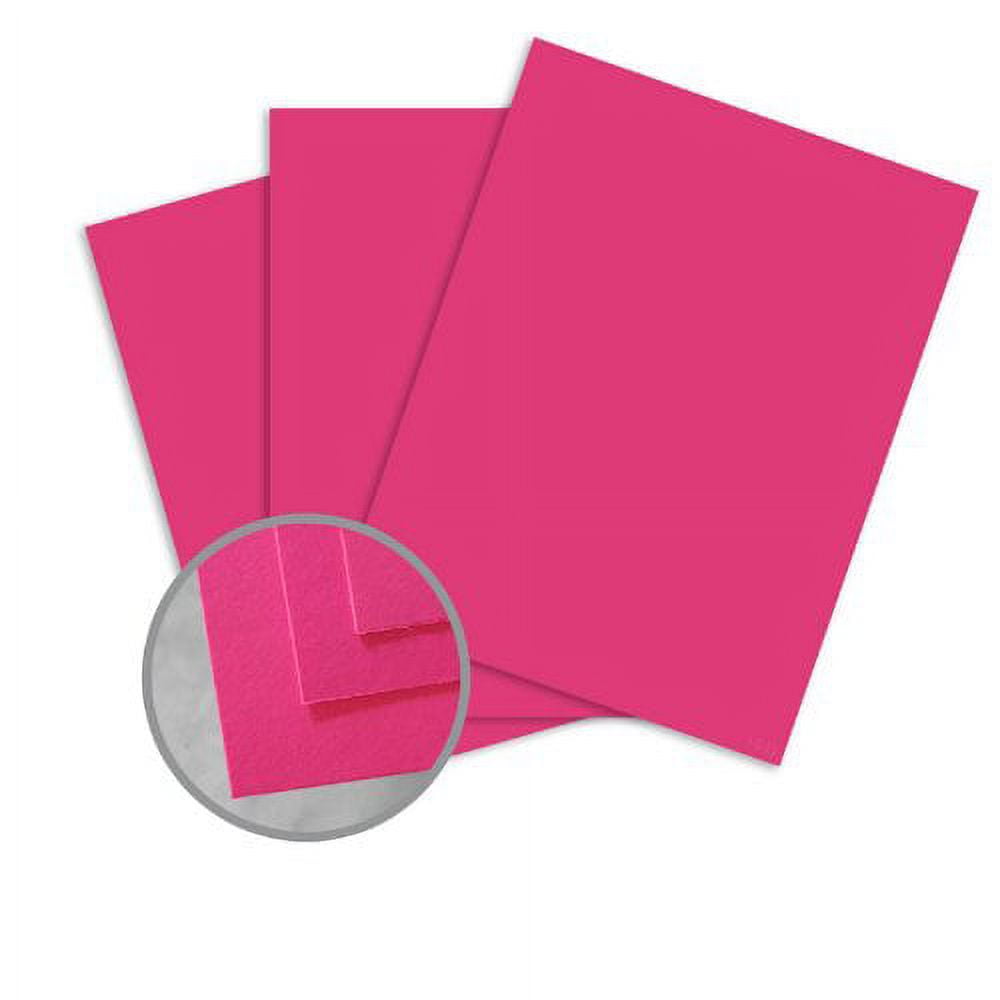 BriteHue Ultra Fuchsia Paper - 8 1/2 x 11 in 60 lb Text Semi-Vellum 500 ...