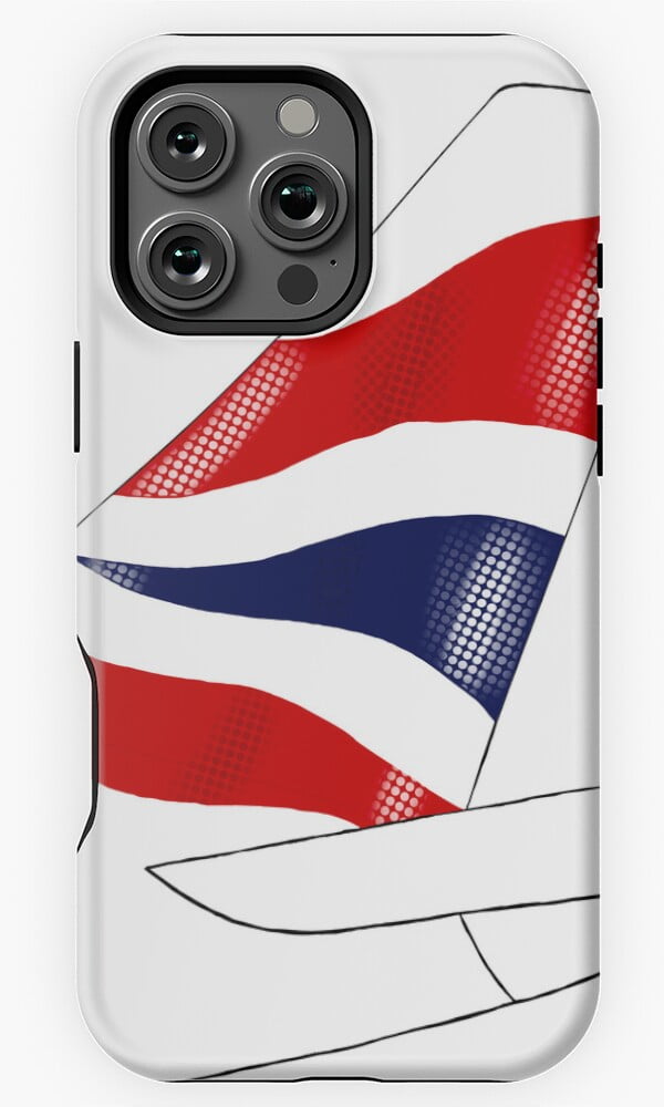 British Aircraft Union Flag Livery Phone Case for iPhone 16 15 14 13 12 ...