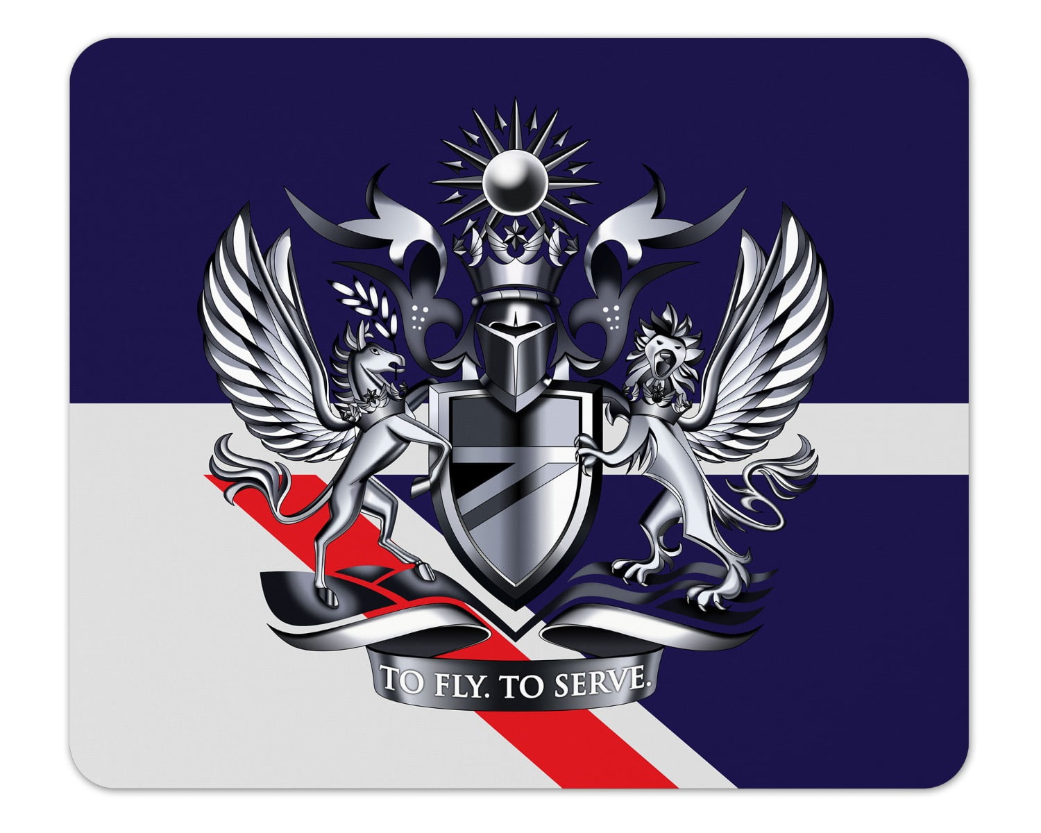 British Airways To Fly To Serve Large Logo Landor Livery Mouse Pad 1/8 ...