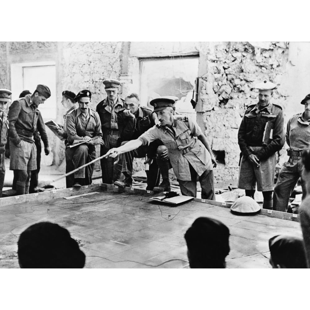 British Brigadier Commanding Tank Units In Tobruk History (24 x 18 ...