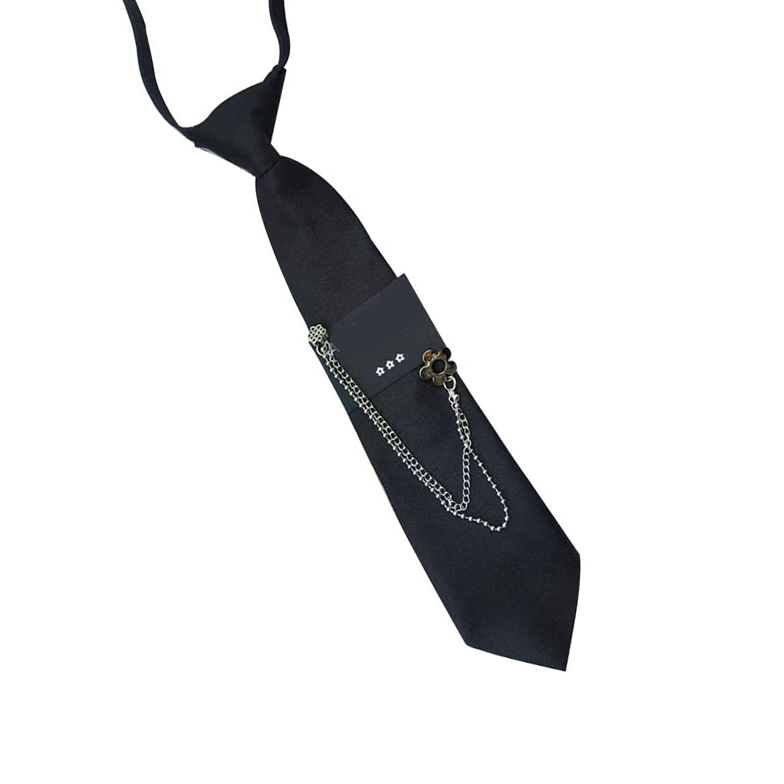British Chain Designs Neck Tie Daily Use Tie Uniform Neckwear for Music ...