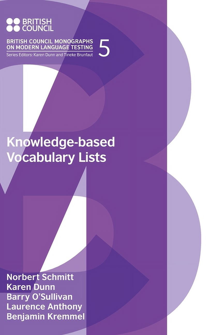 British Council Monographs on Modern Language Testing: Knowledge-Based ...