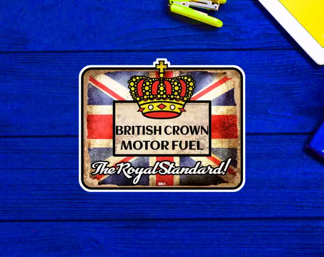 British Crown Gasoline Racing Motor Fuel Vintage Sticker Phone Decal ...