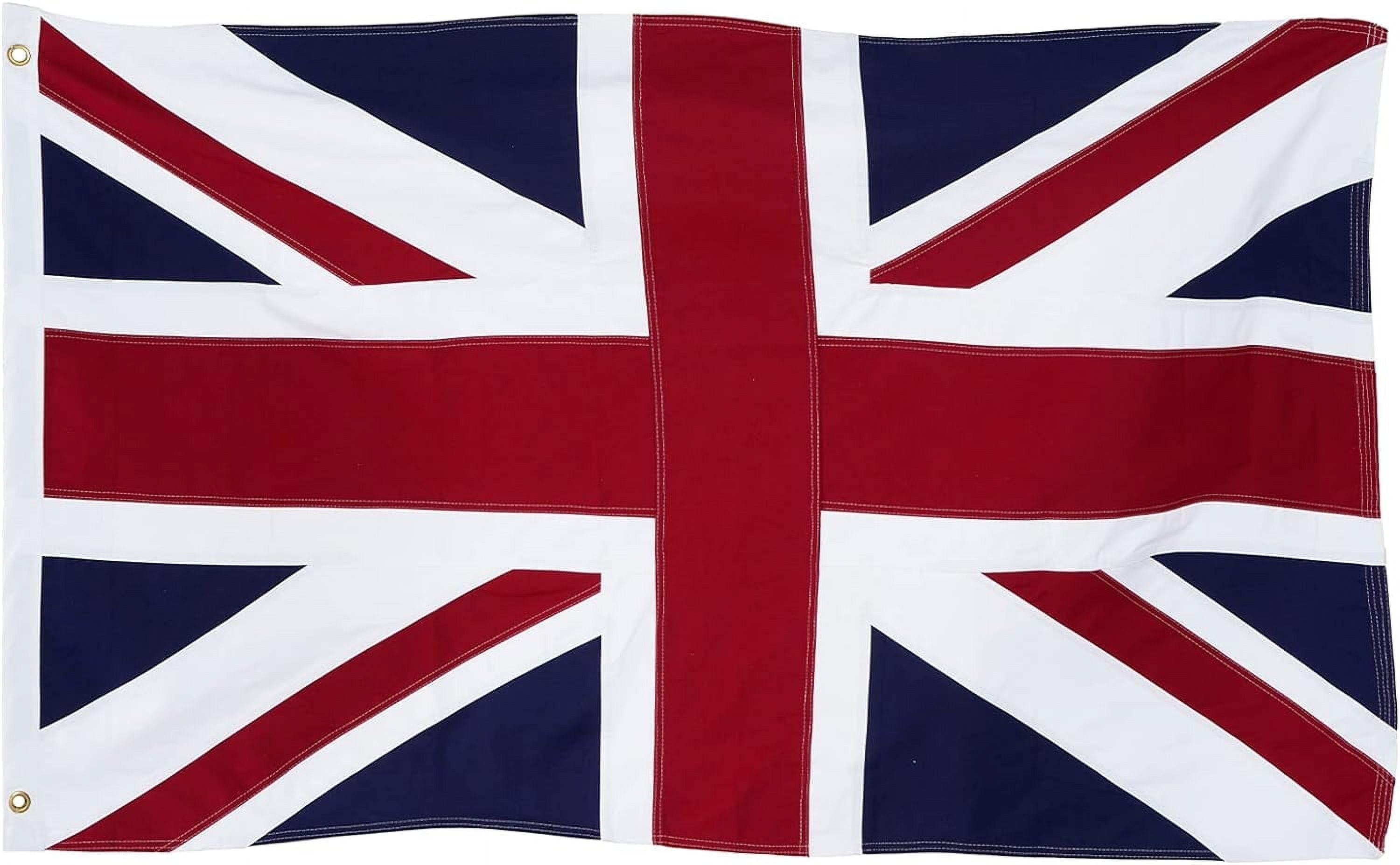 British Flag 3x5 Feet, Cotton and U.K. London Flags Heavy Duty for ...