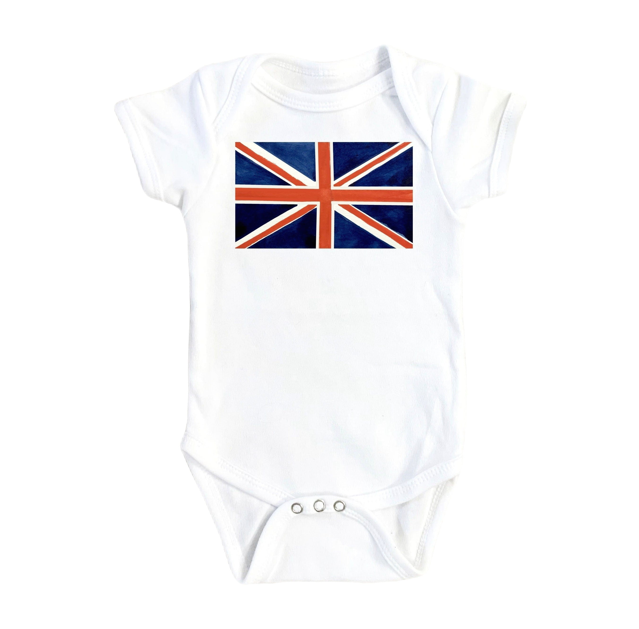 British Flag - Baby Boy Girl Clothes Infant Bodysuit Funny Cute Newborn ...